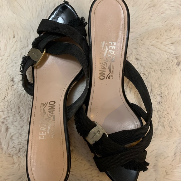 Salvatore Ferragamo | Shoes | Ferragamo Wedge Sandal | Poshmark